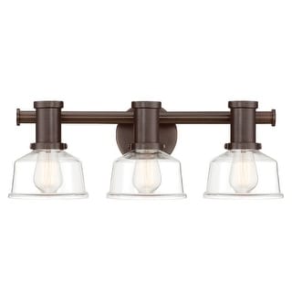Designers Fountain 96503 Carson 3 Light 22" Wide Bathroom Vanity Light - Bed Bath & Beyond ...